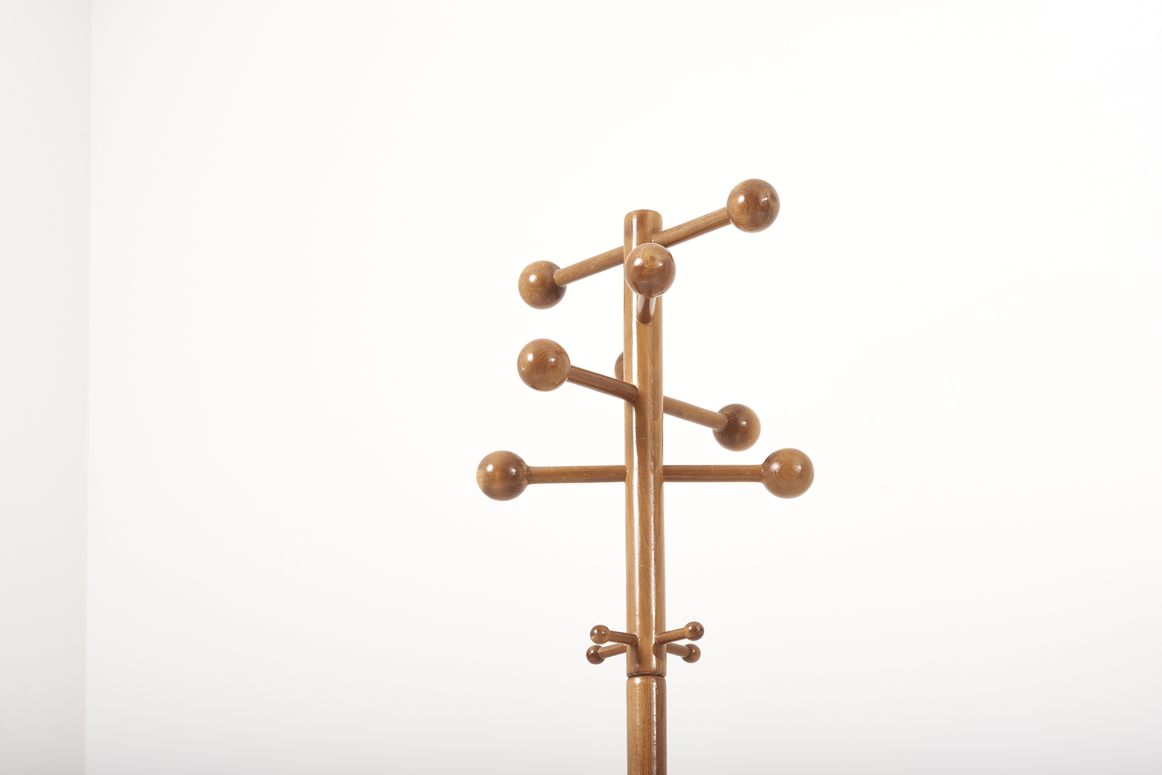 Wooden Sputnik Coat Rack or Stand