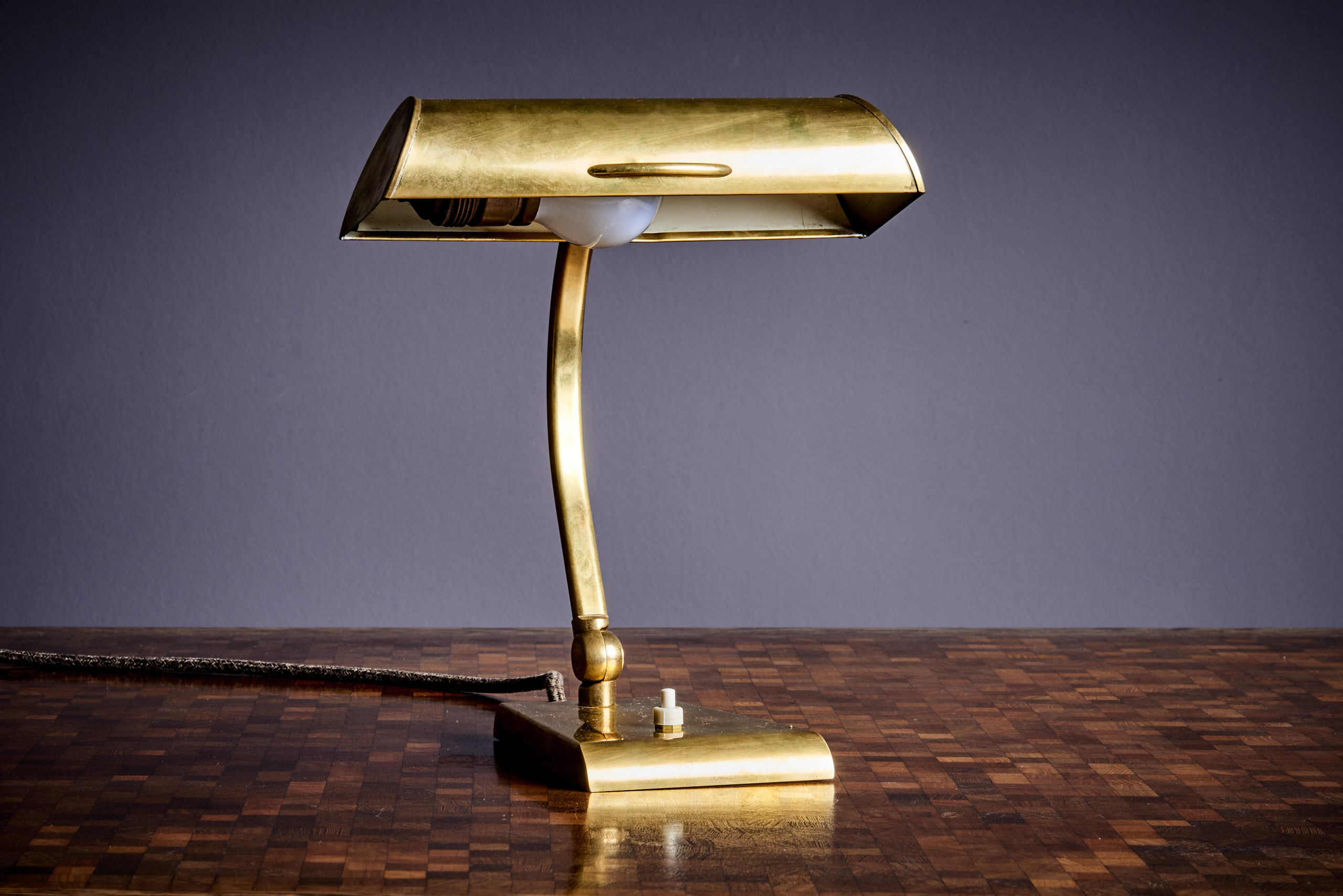 Classic Height adjustable Solid Brass Table Lamp