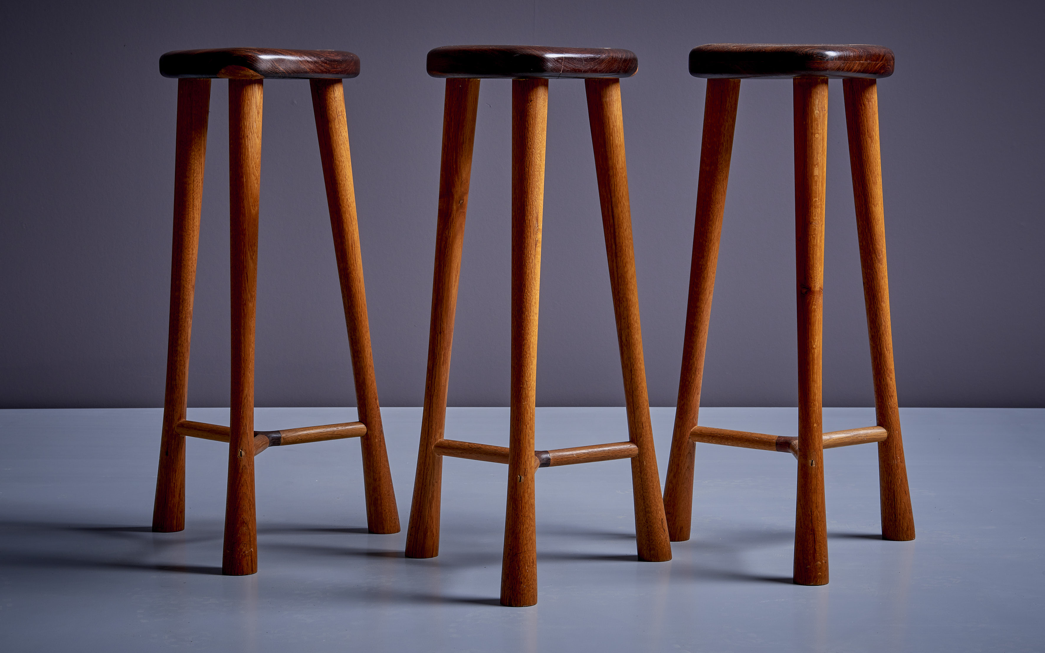 Set of three Studio stools