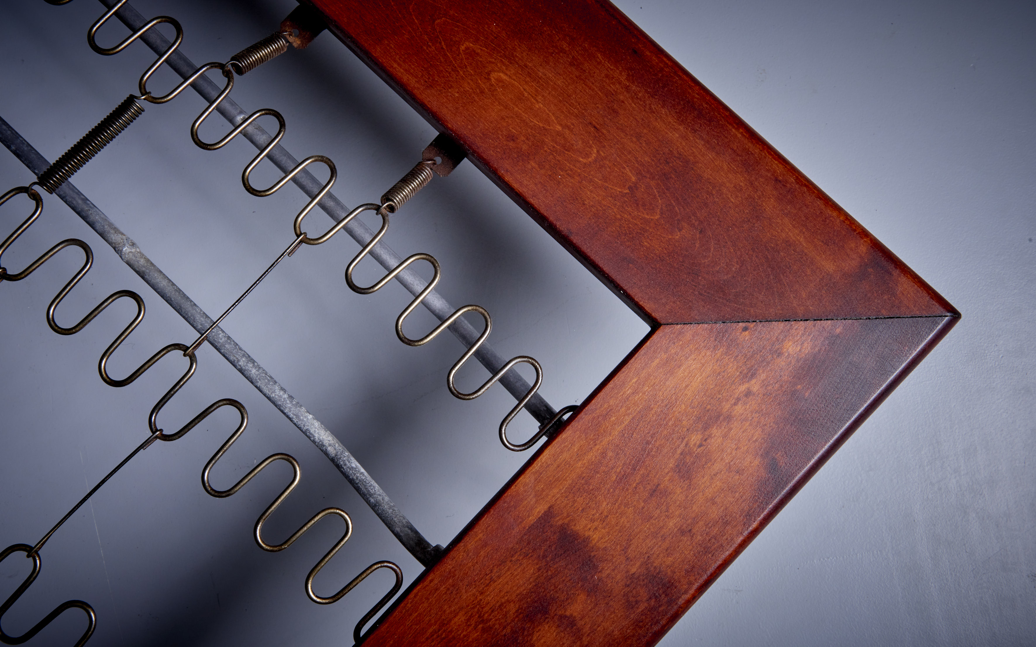 George Nelson Daybed Sofa in Blue Checker Reupholstery by Alexander Girard