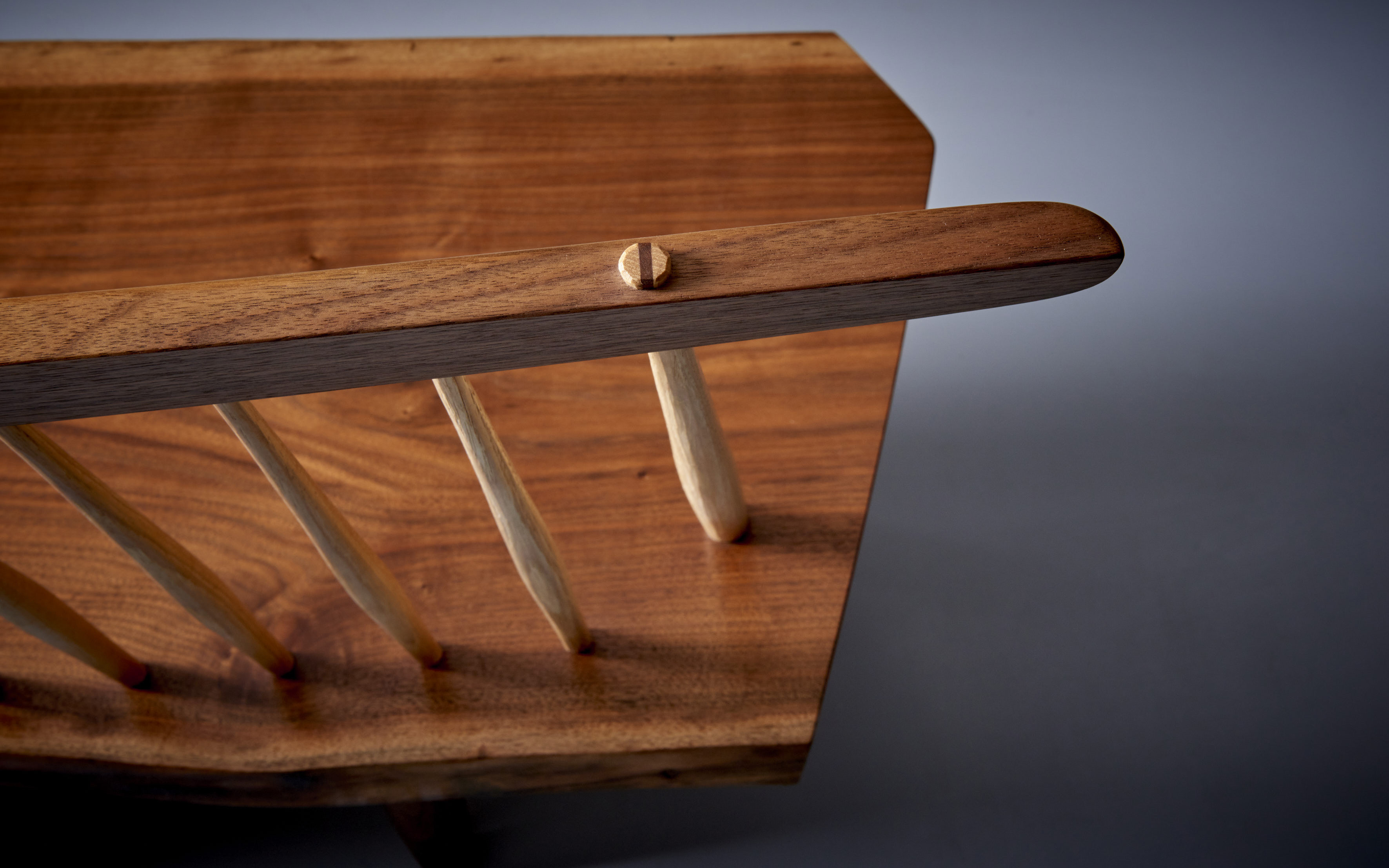 George Nakashima Studio Conoid Bench in Walnut