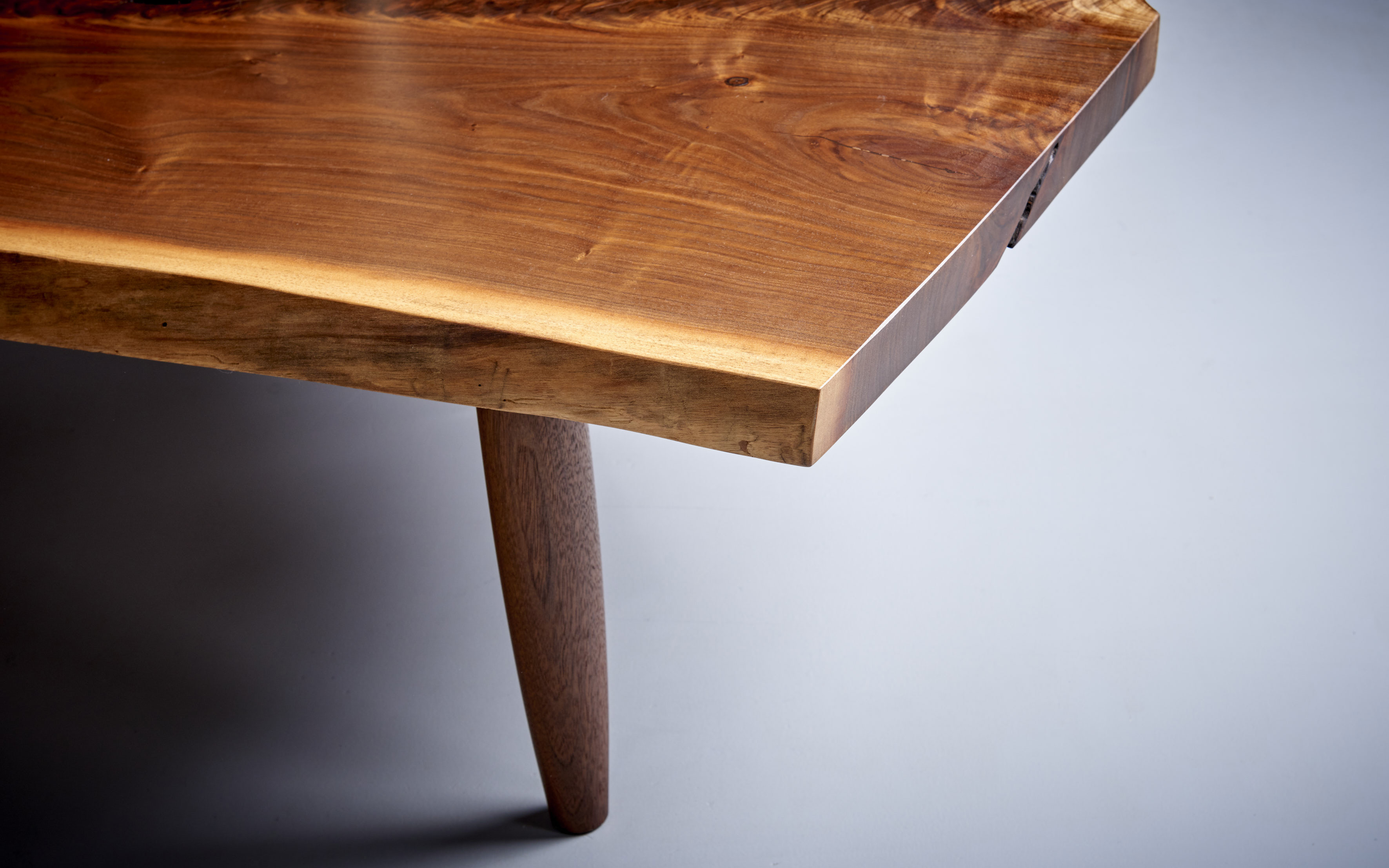 George Nakashima Studio Conoid Bench in Walnut