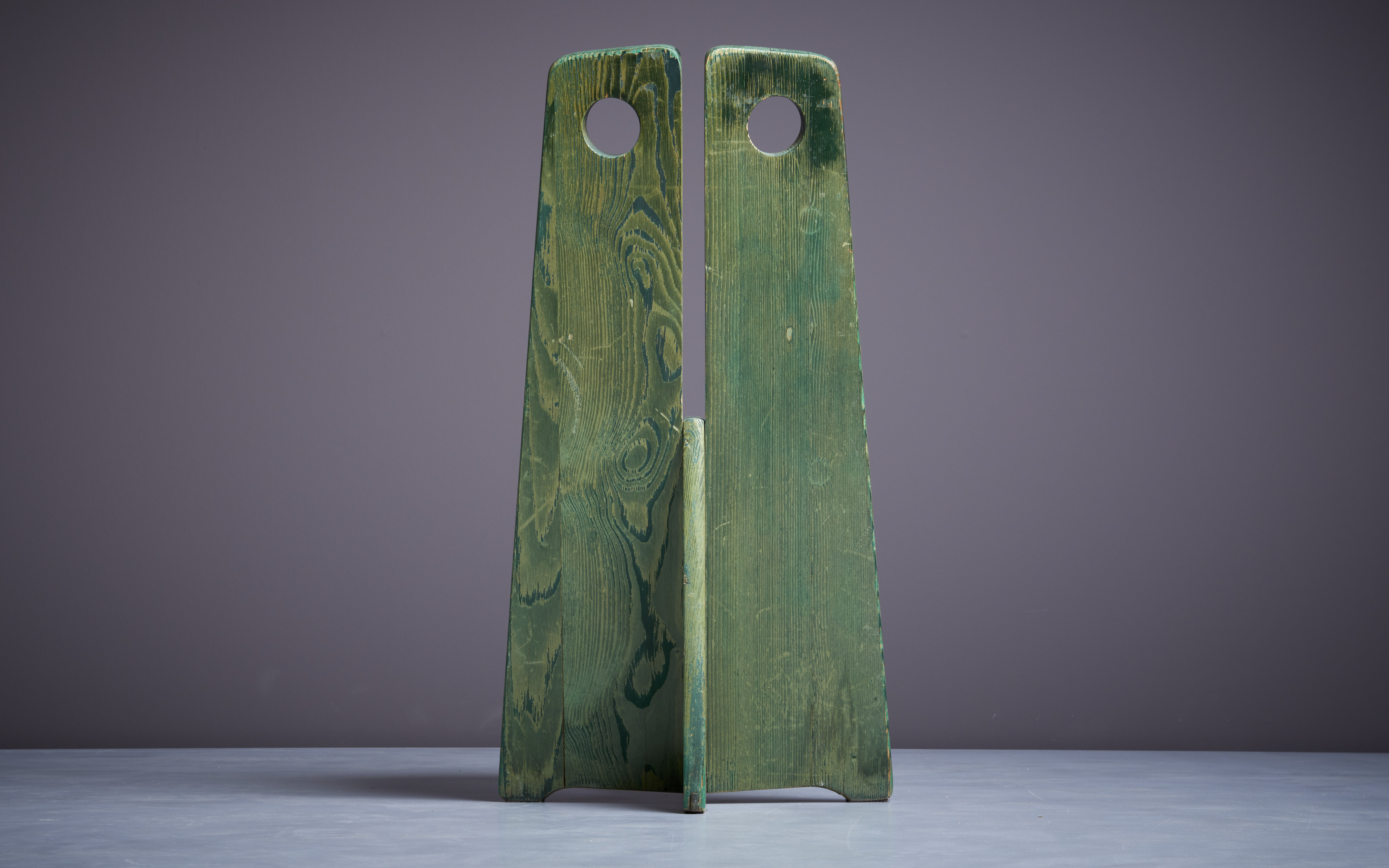 Gilbert Marklund Chair in green Pine Wood for Urusnickarn