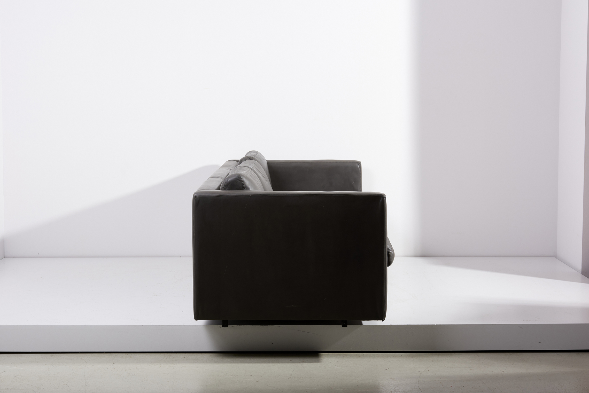 Sofa and Lounge Chair Set by Charles Pfister for Knoll in Leather