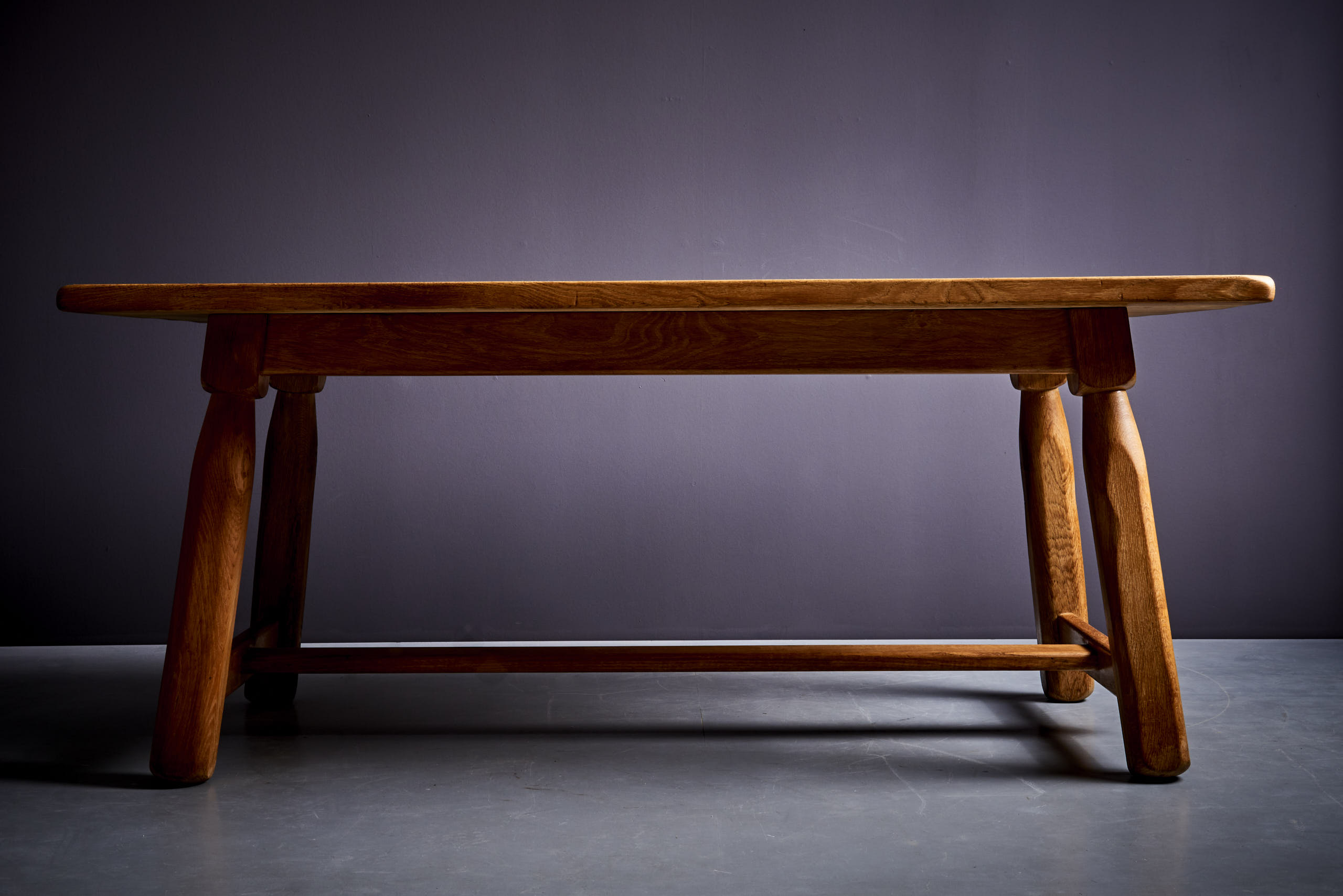 Huge rustic solid Oak Dining Table