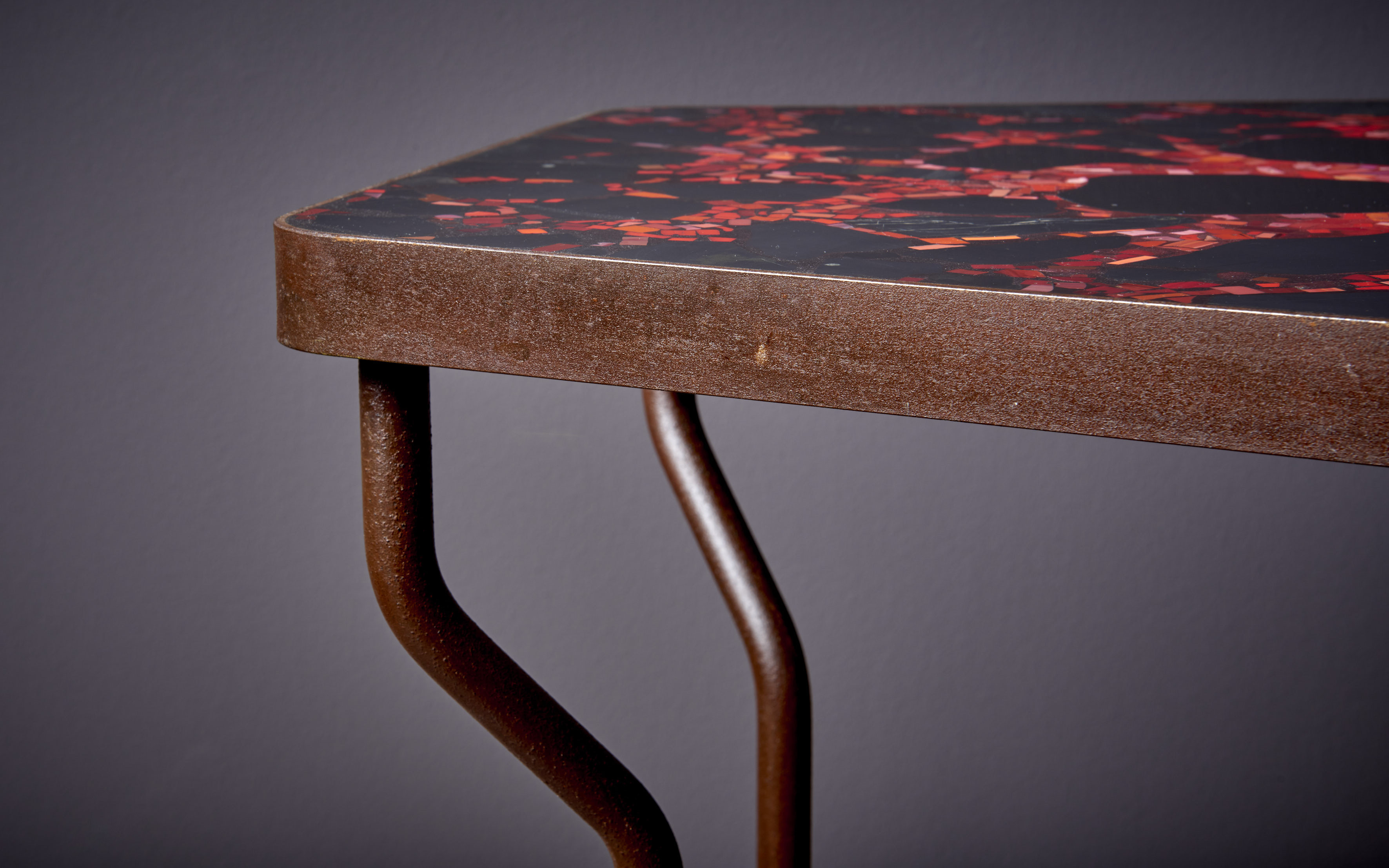 Hand-crafted Terrazzo Coffee Table "Prince Shakira" by Felix Muhrhofer