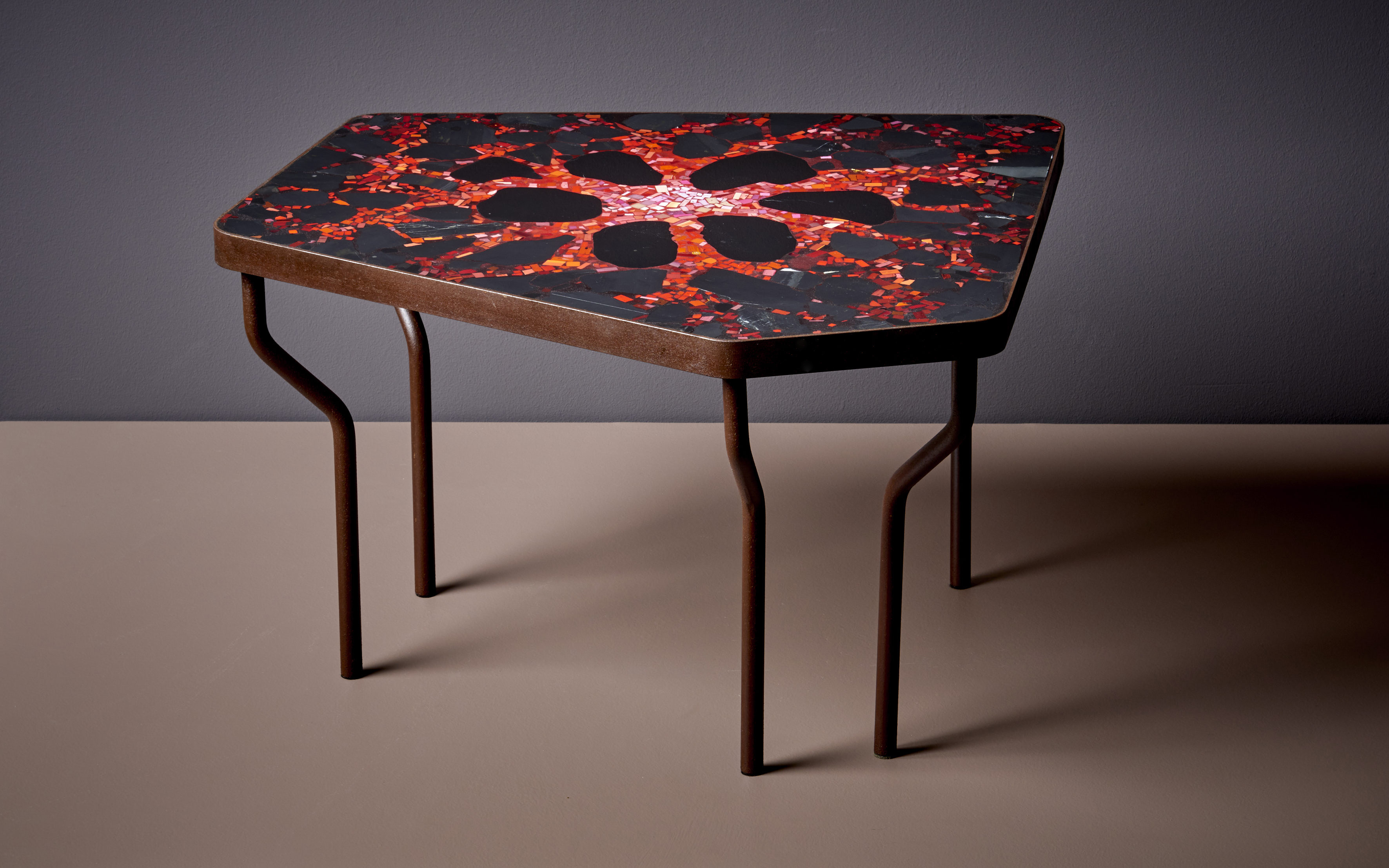 Hand-crafted Terrazzo Coffee Table "Prince Shakira" by Felix Muhrhofer