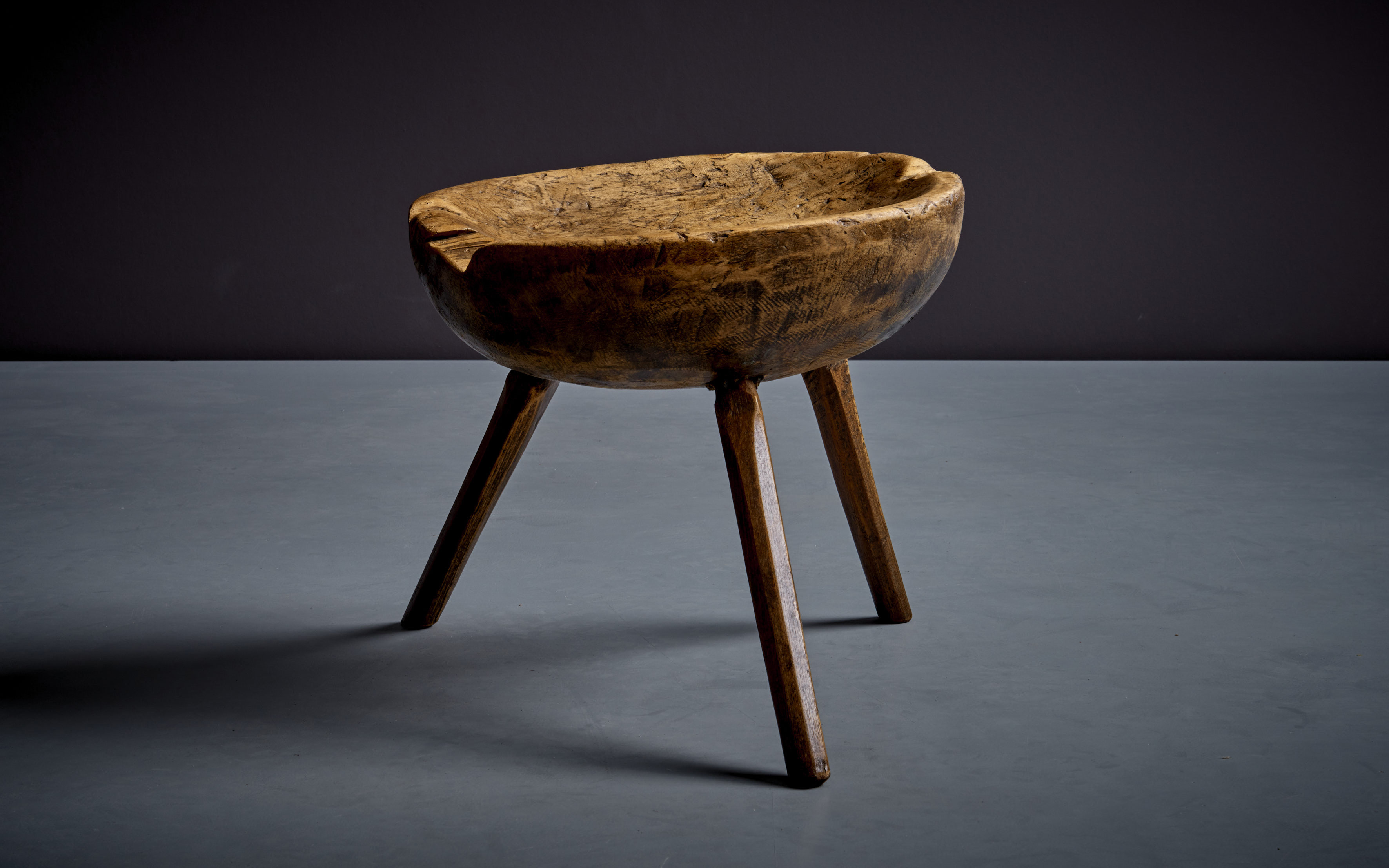 Rustic Stool in Pine