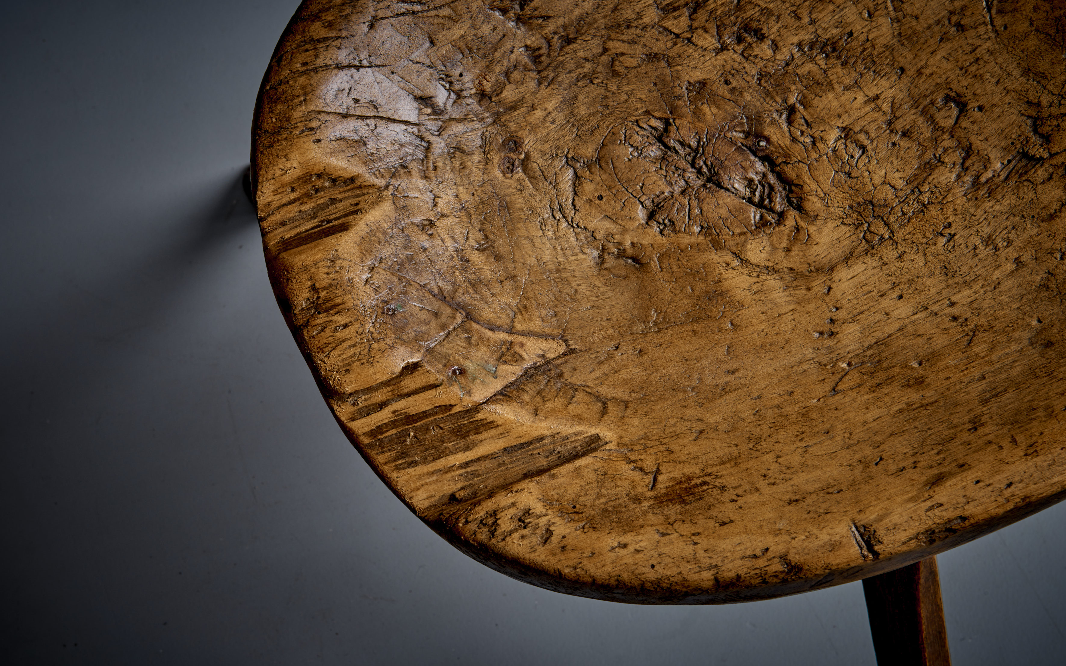 Rustic Stool in Pine