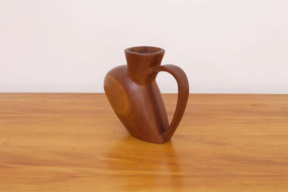 Solid Wood Pitcher by Azrou