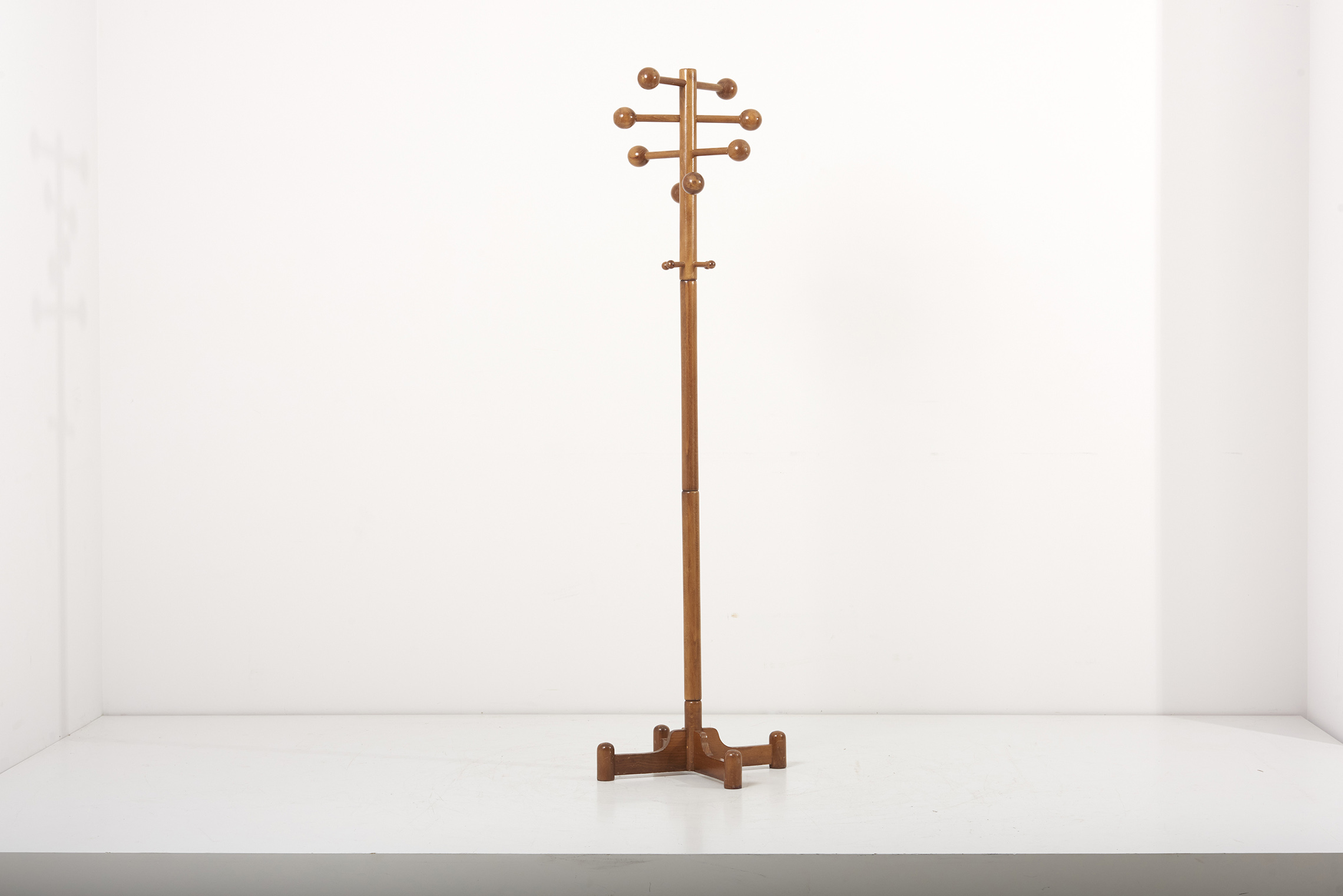 Wooden Sputnik Coat Rack or Stand