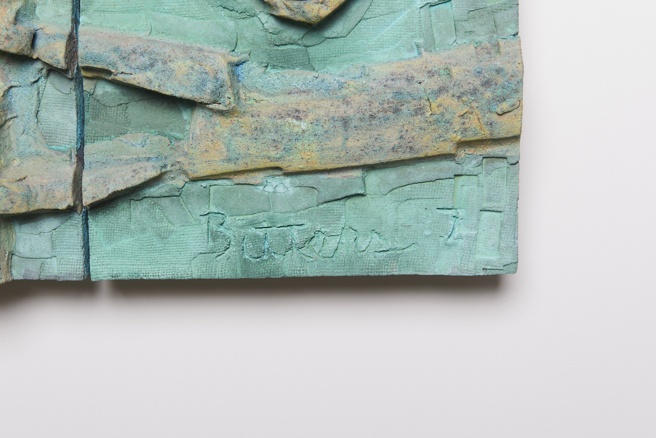 Green Ceramic Mural by Stan Bitters